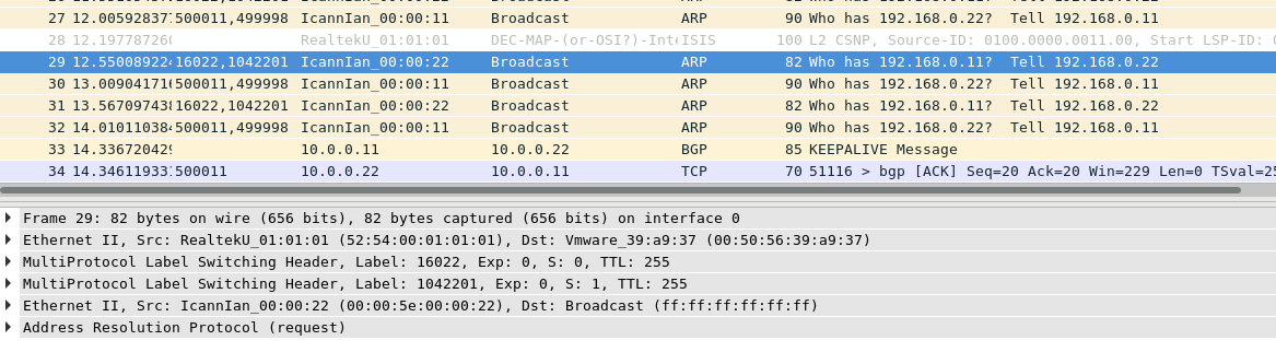 SP. Part 2. EVPN (L2 multipoint) over Segment Routing with Arista ...