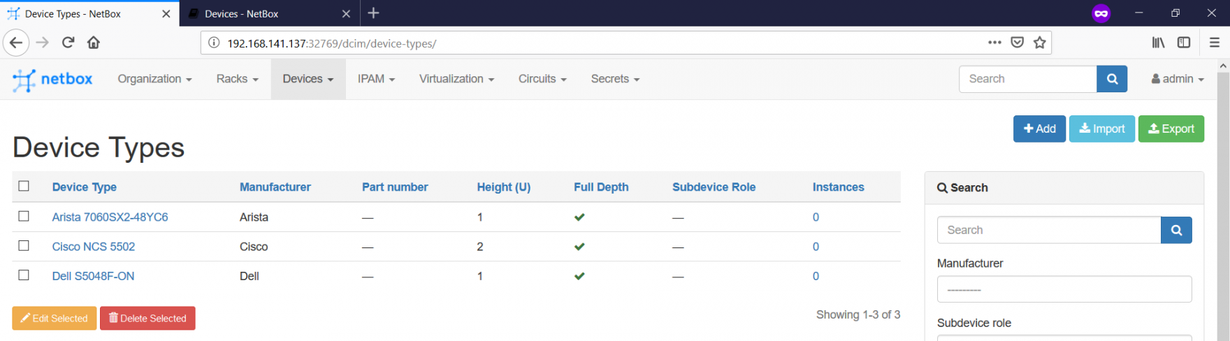 DC. Part 9. Documenting your network infrastructure in NetBox ...