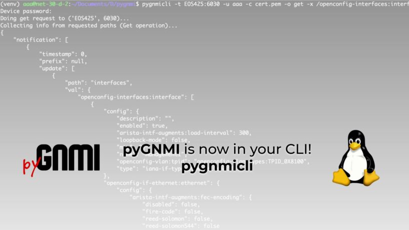pygnmi 12. pyGNMI CLI to Explore GNMI Capabilities of the Network Devices – Karneliuk