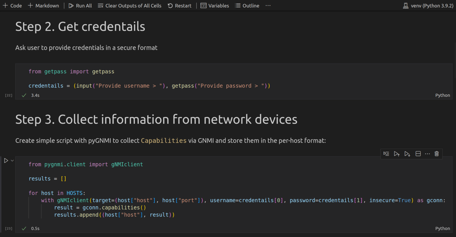 Automation 21 Interactive Python With Jupyter Notebooks To Collect Data From Network Devices